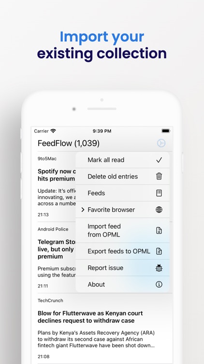 FeedFlow RSS Reader By Marco Gomiero