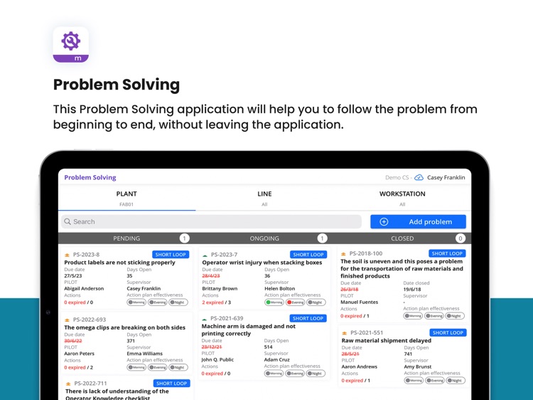 MPS Problem Solving By Mobile Lean S L