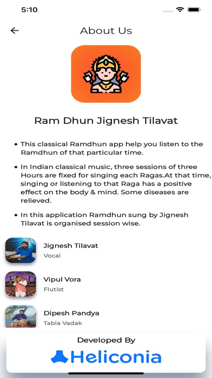 Ram Dhun Jignesh Tilavat By Heliconia Solution Private Limted
