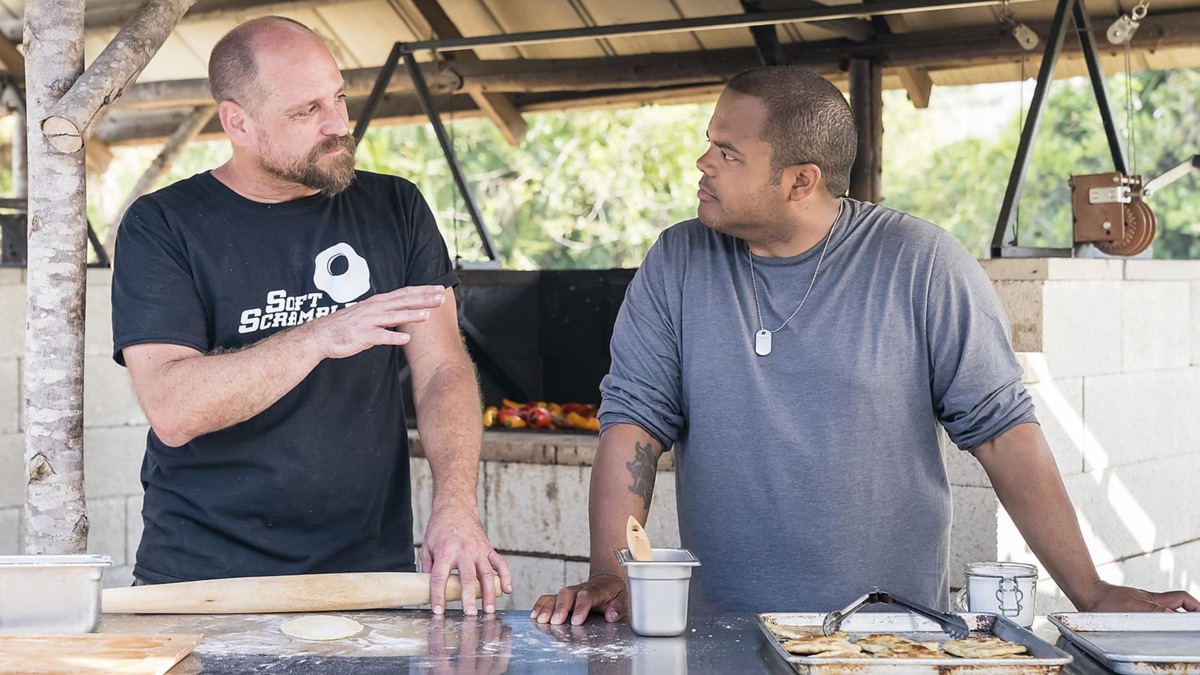 Surf and Turf in the Sunshine State - Man Fire Food (Series 7, Episode ...