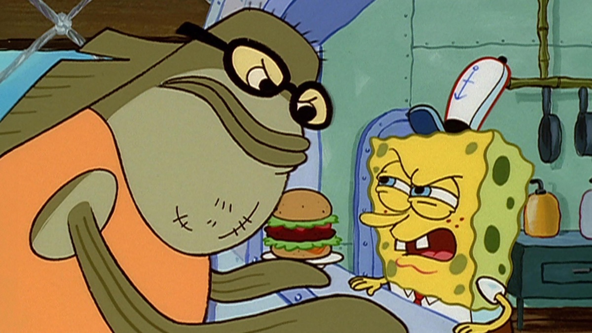 ‎Tritón Man y el Chico Percebe; Los pepinillos - Bob Esponja (Temporada ...