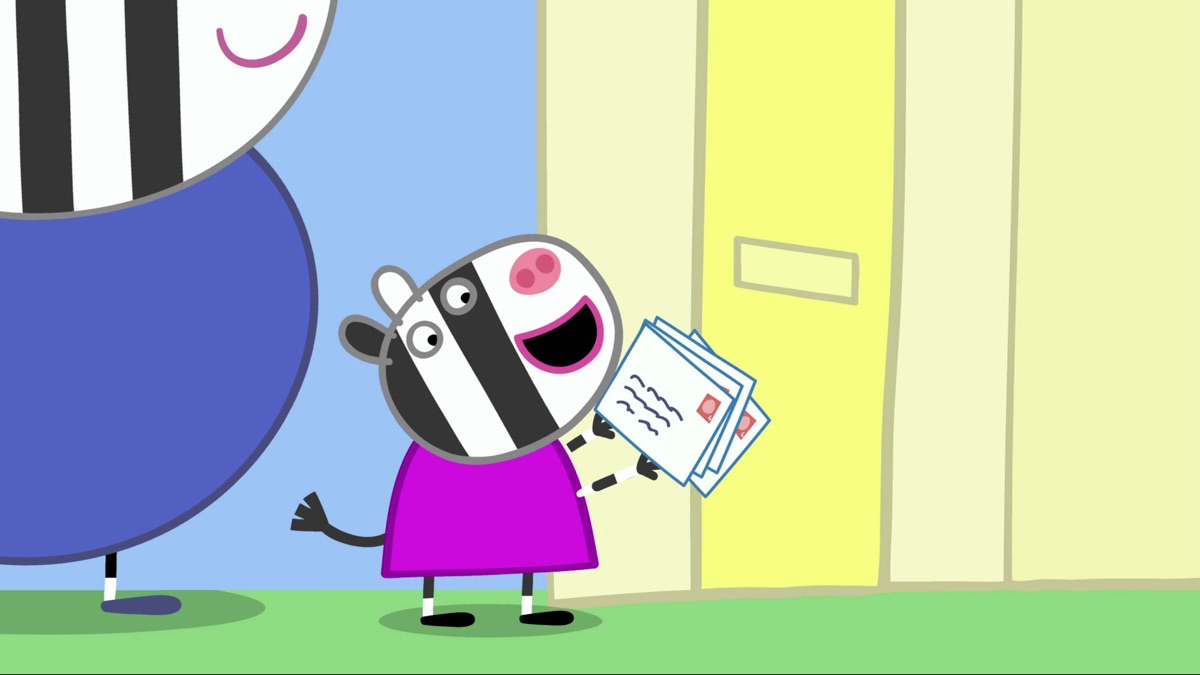 Peppa Pig Zoe Zebra A Filha Do Carteiro Meet Zoe Zebra And Susie Sheep