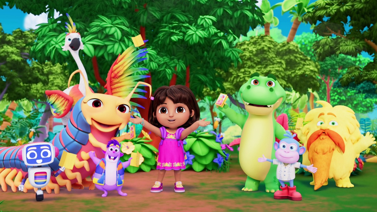 Carrera en el bosque tropical; Feliz cumpleaños de Bok Bok - Dora ...