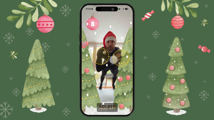 Christmas Bauble Challenge - Challenge by GOLDEN Push Up Pushup Tracker ...