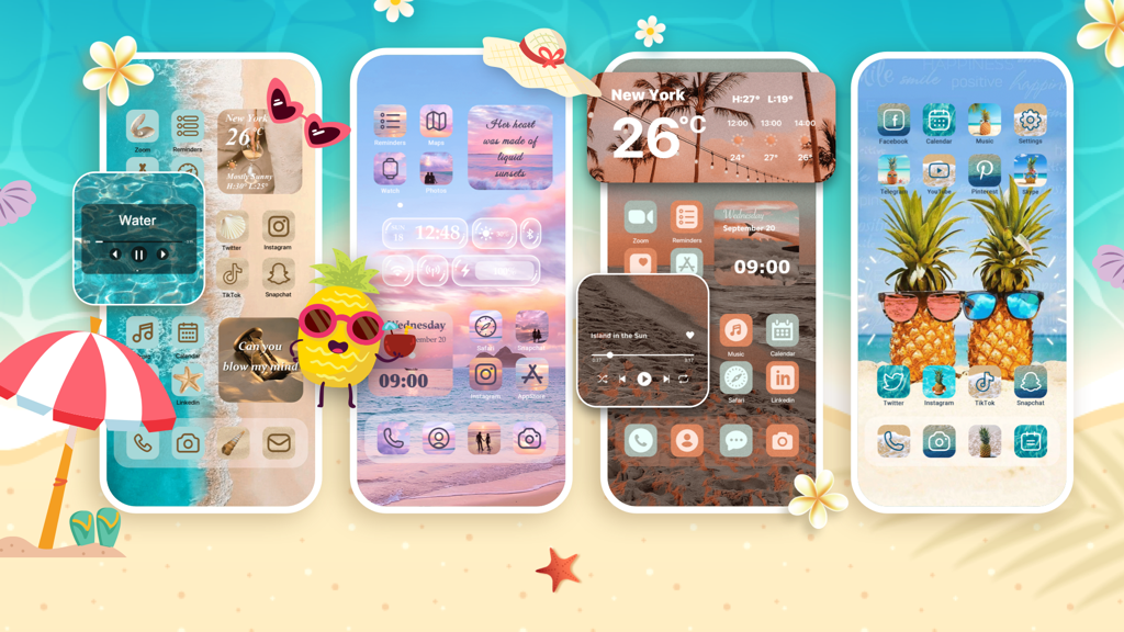 New Summer themes are here! - App Store Special Event by ThemePack ...
