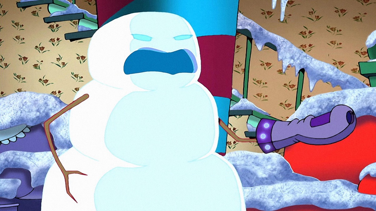 Courage The Cowardly Dog Snowman What Courage The Cowardly Dog