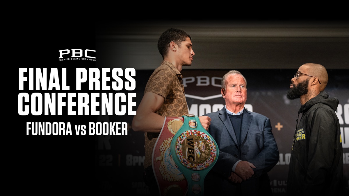 Sebastian Fundora vs. Chordale Booker Final Press Conference - PBC ...