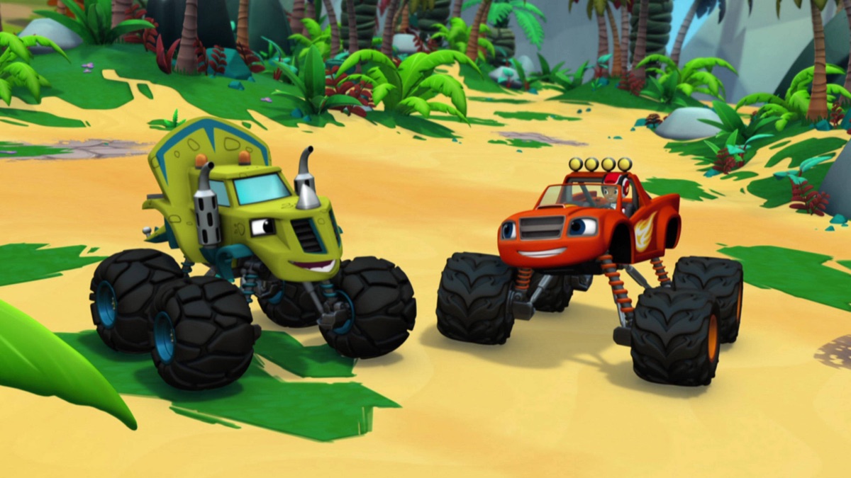 ‎Dino Dash - Blaze and the Monster Machines (Series 2, Episode 2 ...