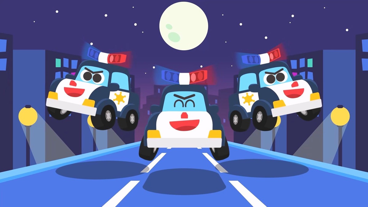 Police Car - 코코비 자동차동요(시즌 2, 에피소드 1) - Apple TV (KR)