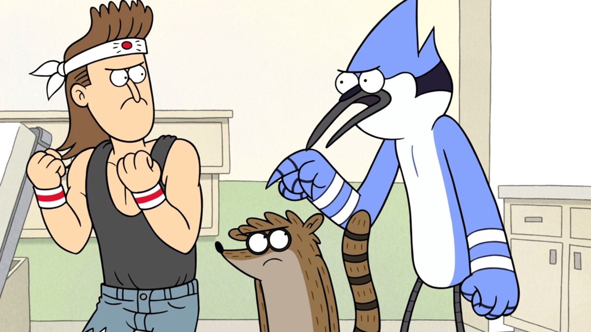 Regular Show Death Kwon Do Mordecai