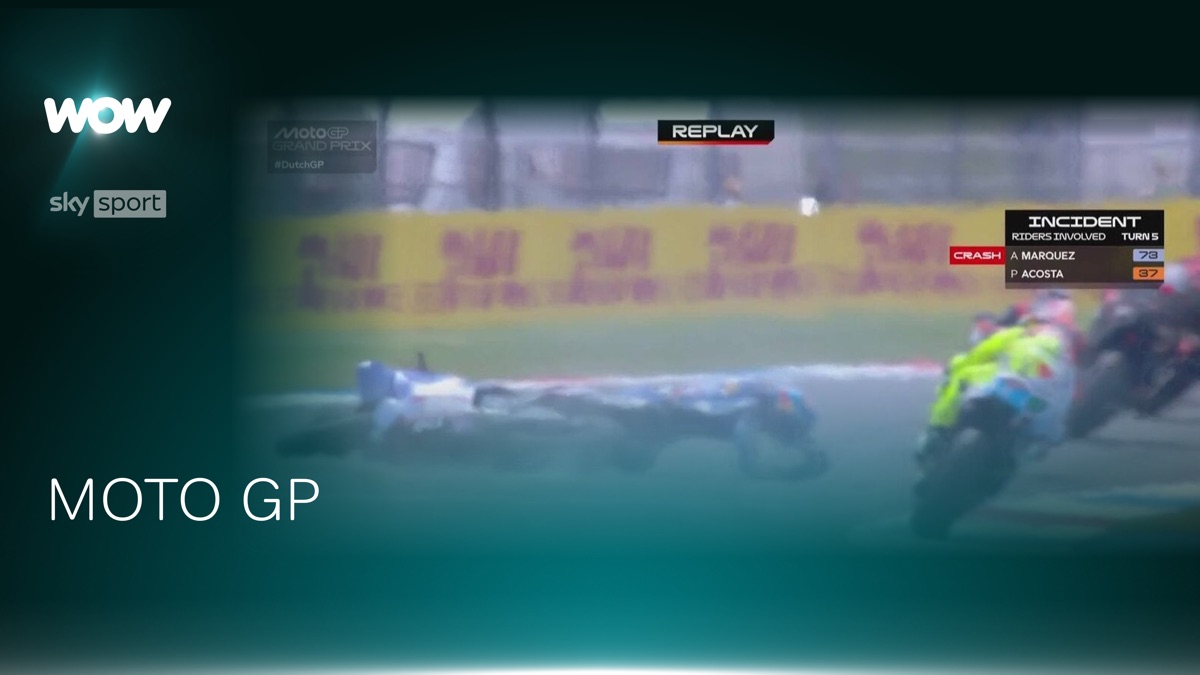 ‎MotoGP: Folgenschwerer Crash! Hier bricht sich Alex Marquez die Hand ...