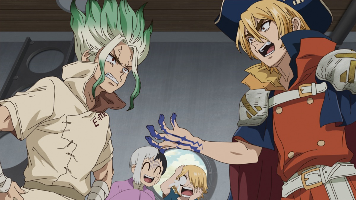 ‎Ryusui contra Senku - Dr. Stone (temporada 4, episodio 1) - Apple TV (AR)