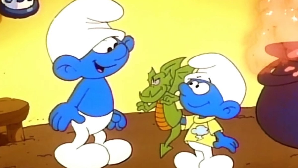 ‎Filósofo, el Pitufo lobo. La marioneta de Travieso - Los Pitufos ...