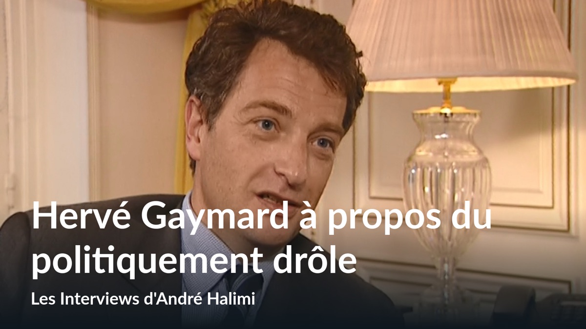 Hervé Gaymard à propos du politiquement drôle - Apple TV (FR)