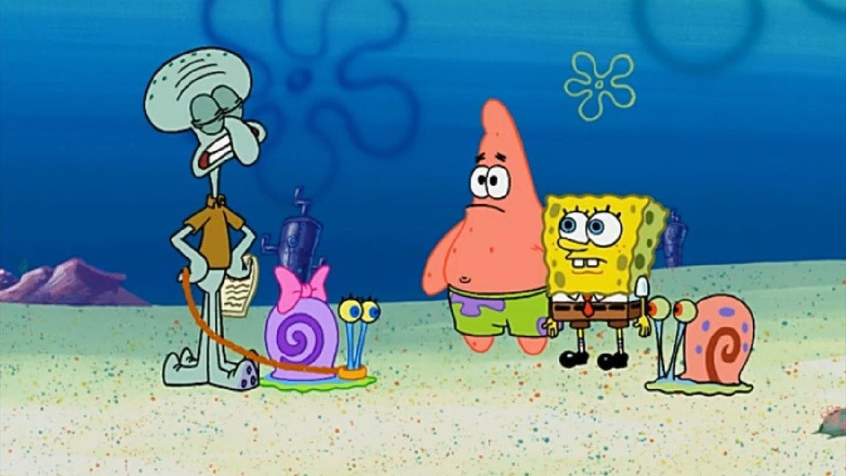 Spongebob The Great Snail Race