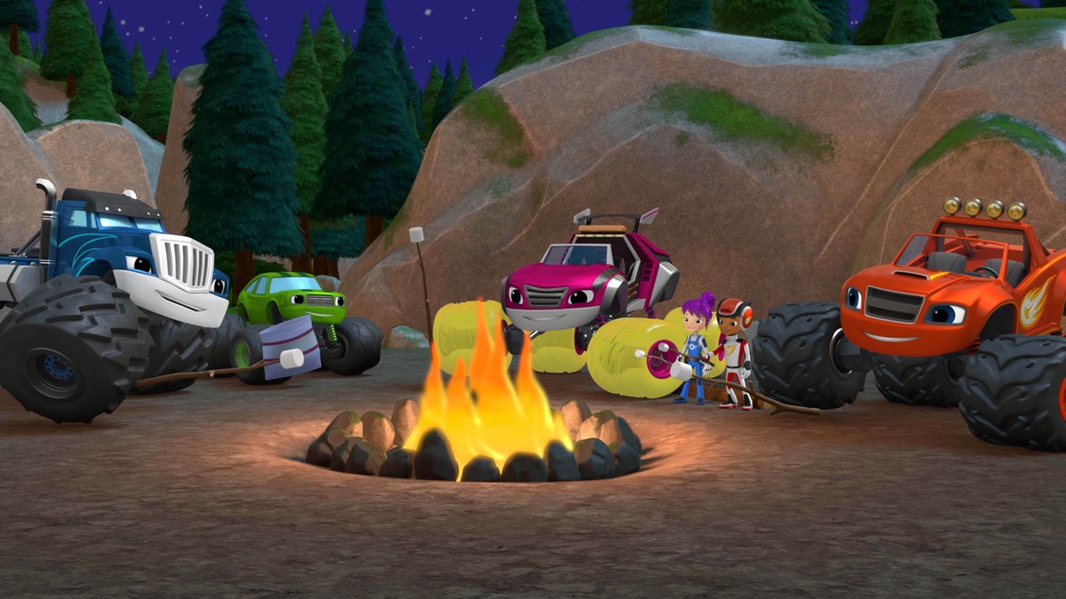Campfire Stories! - Blaze and the Monster Machines (Season 6, Episode ...