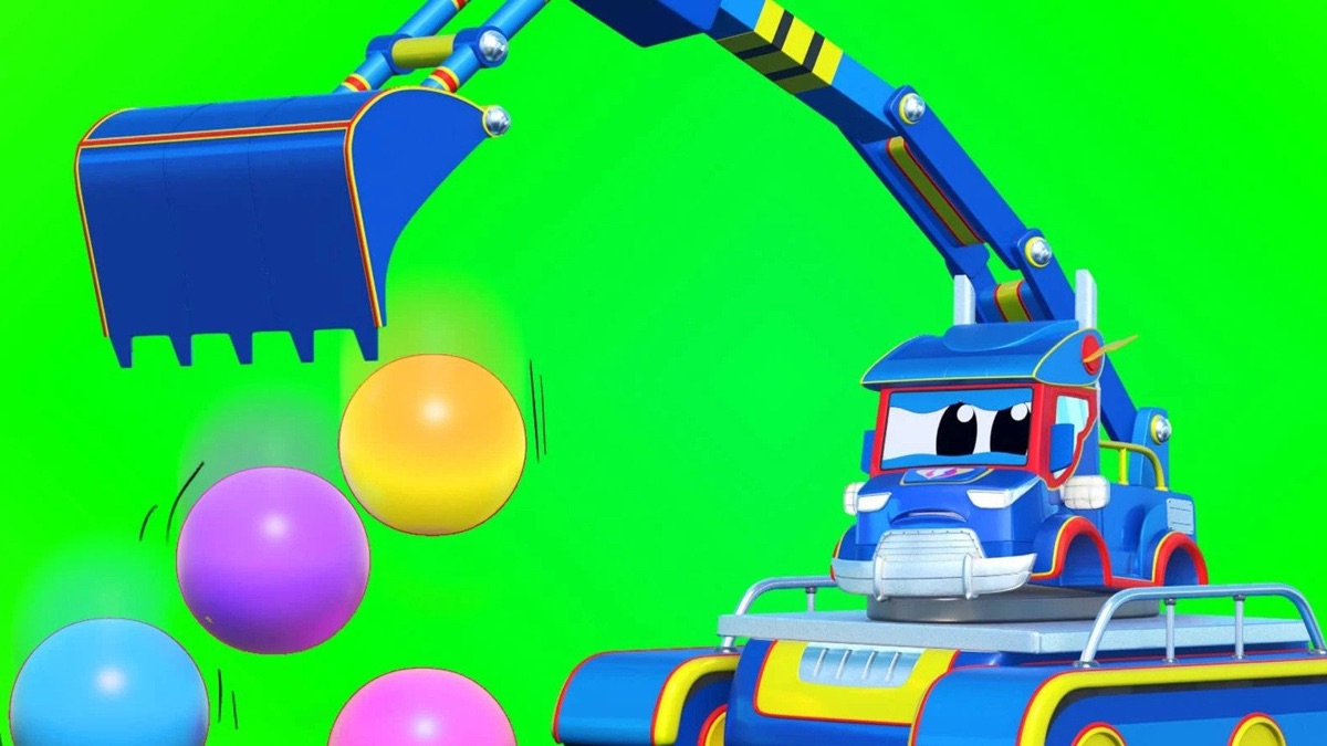 Excavator ; Big wheel accident ; Baby Cars trapped ; Giant robot ...