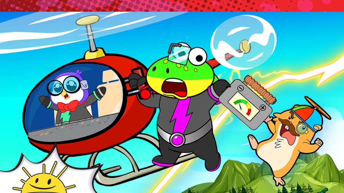 Gus and Peck Battle Packrat With Spy Gear! - Ryan's World (Season 2 ...
