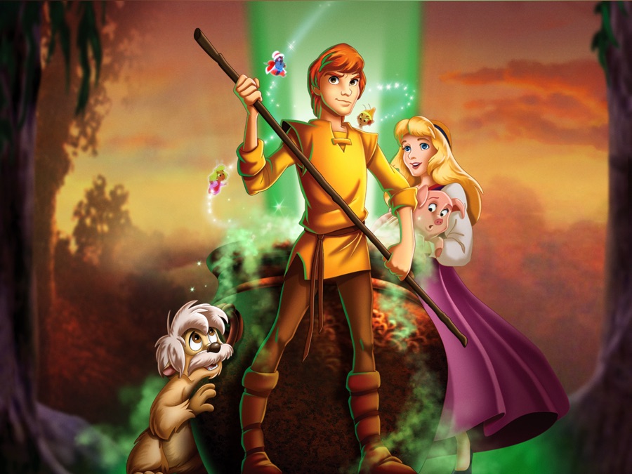 The Black Cauldron Eilonwy And Taran