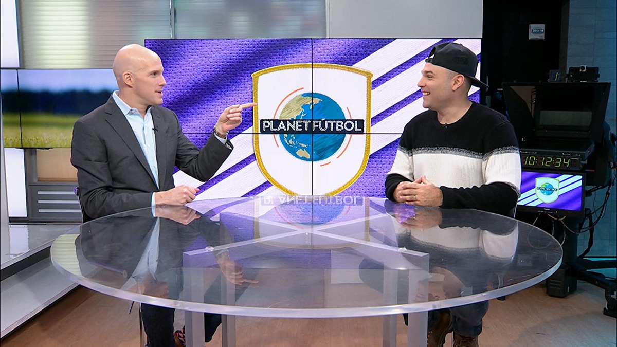 Rob Stone of Fox Sports and the Chair of the US Athlete Council Chris ...