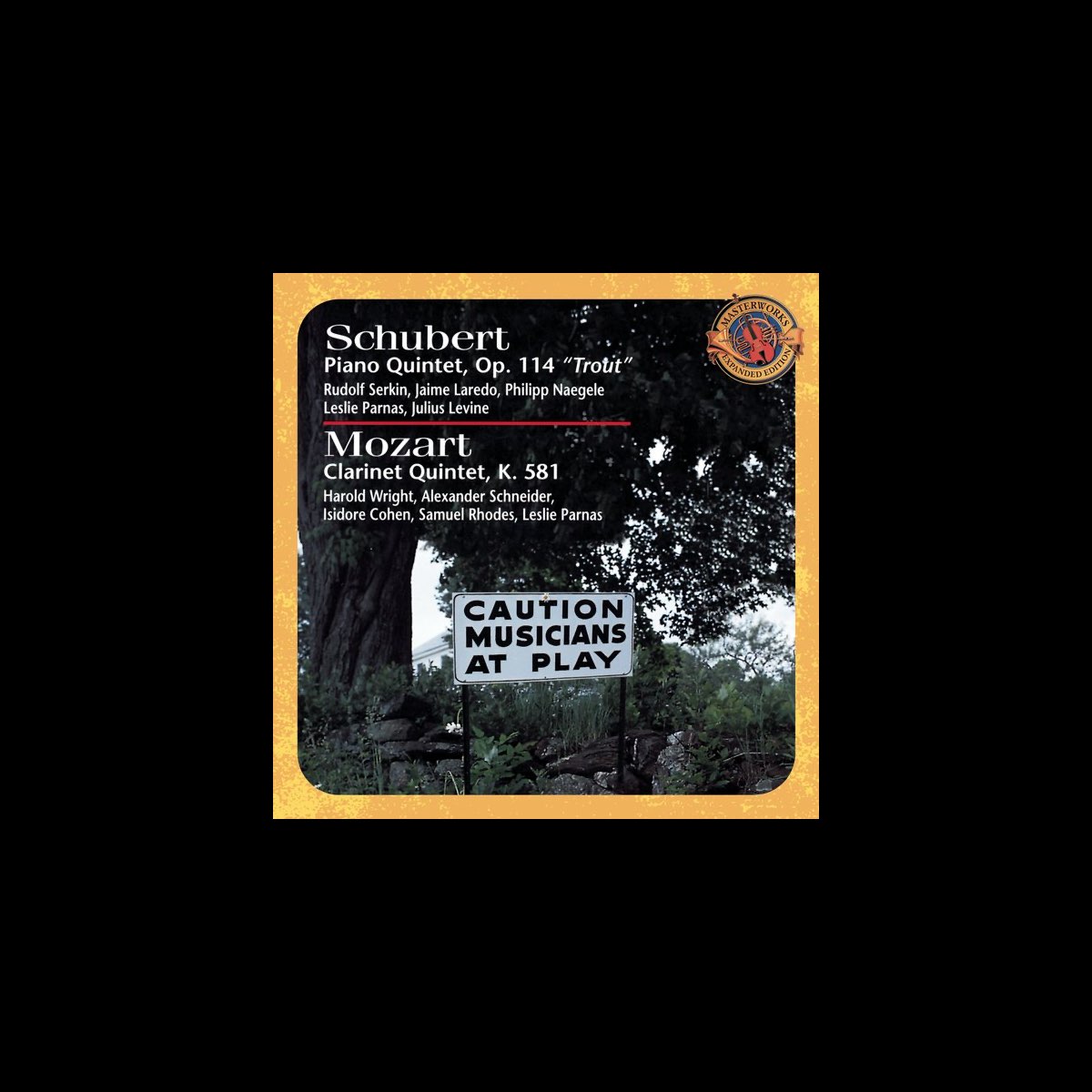 Schubert: Trout Quintet - Mozart: Clarinet Quintet》- Harold Wright, 杰米・ ...