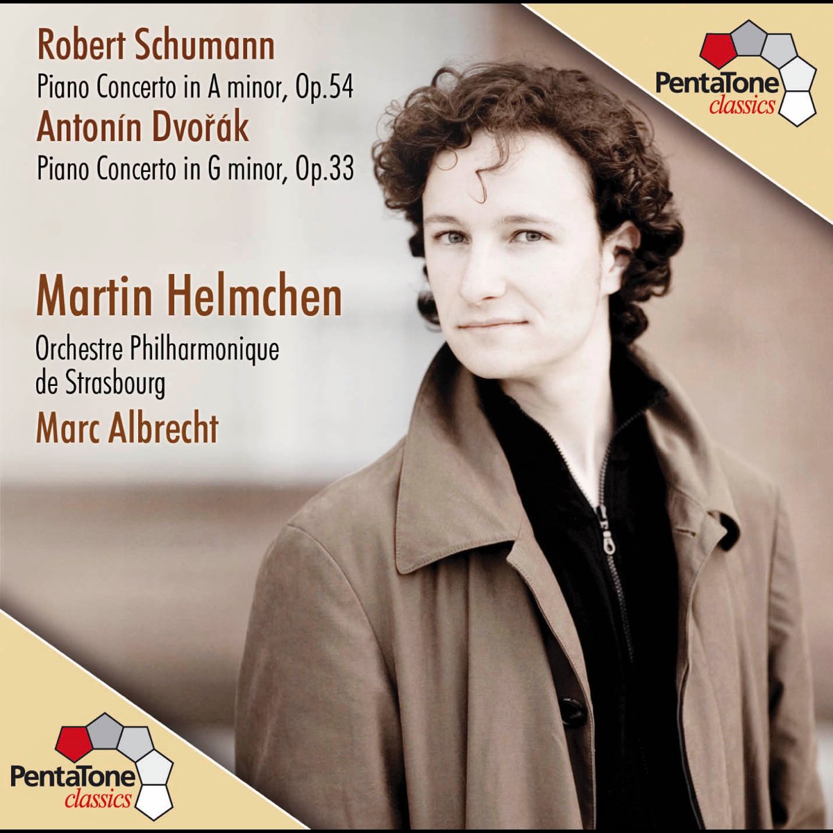 ‎Schumann & Dvořák: Piano Concertos by Martin Helmchen, Strasbourg ...