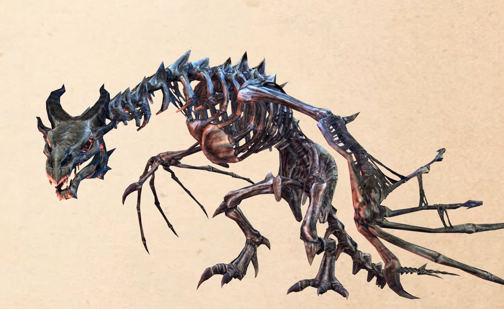 Dragon Skeleton Skyrim