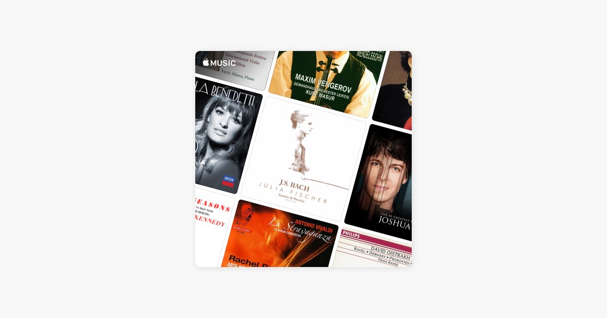 ‎Playlist “Violín: imprescindibles” en Apple Music