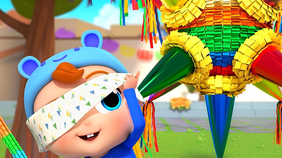 Break the Pinata - Little Angel - Nursery Rhymes and Songs for Children ...