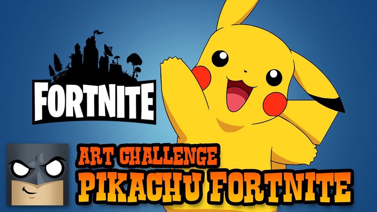 How to Draw Pikachu In the Style of Fortnite - Cartooning Club How to ...