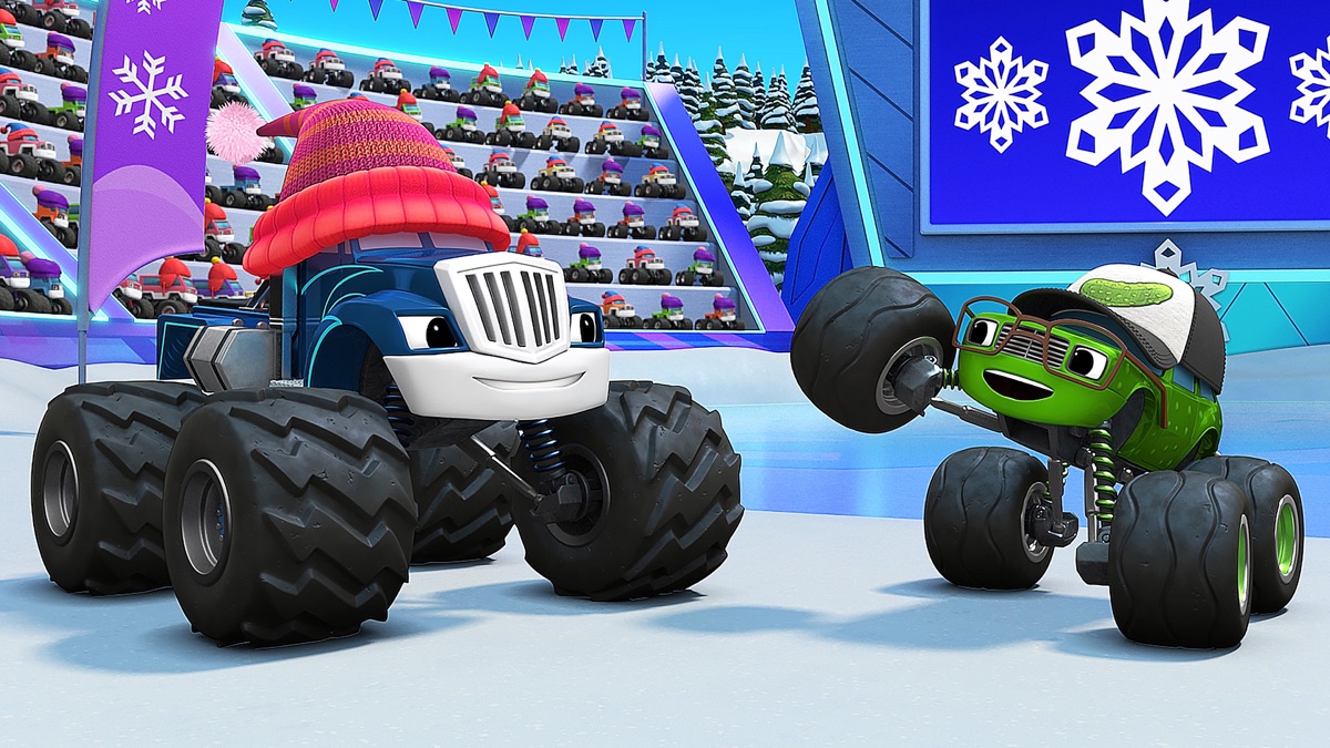 The Snowflake Games - Blaze and the Monster Machines (Series 7, Episode ...