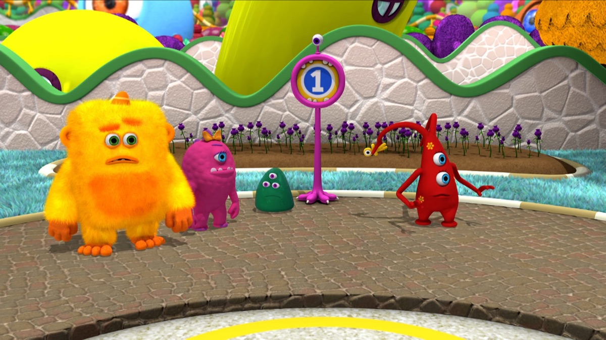 Little Wally Ball-Y Monster and Monster Hopscotch - Monster Math Squad ...