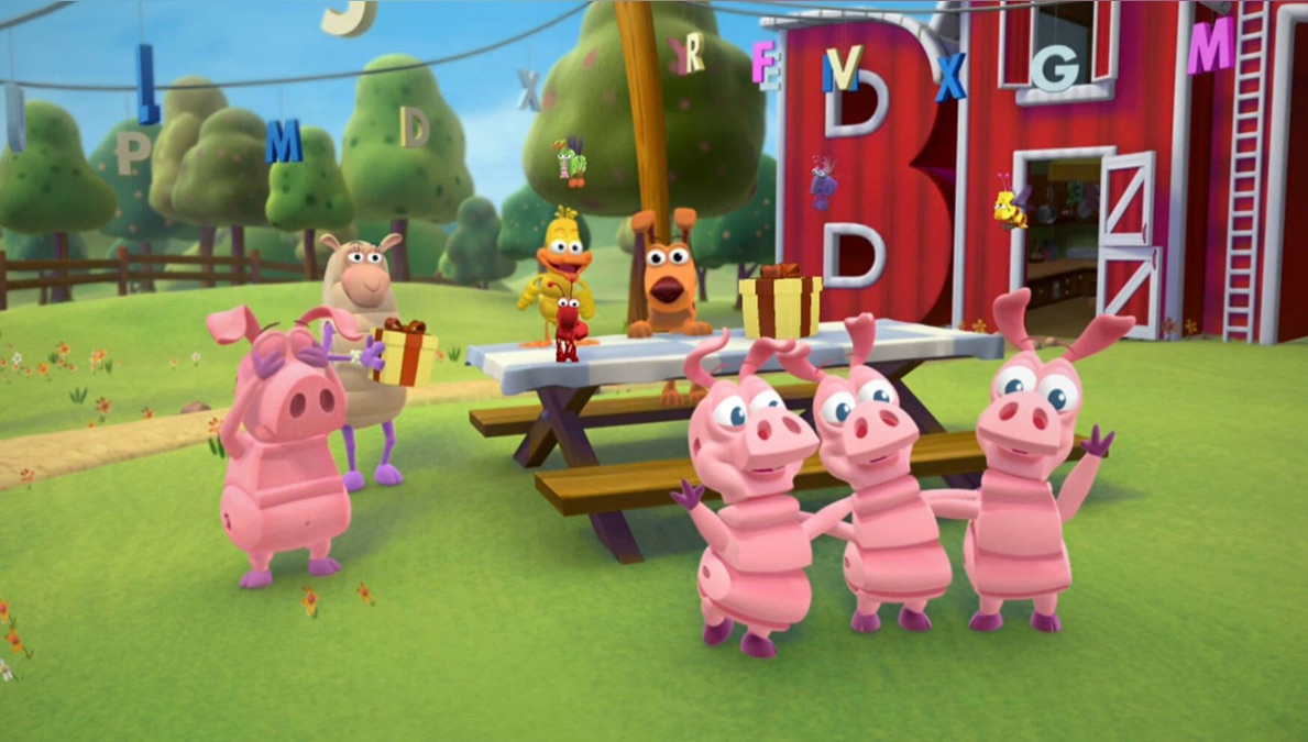 Wordworld Pigs Present