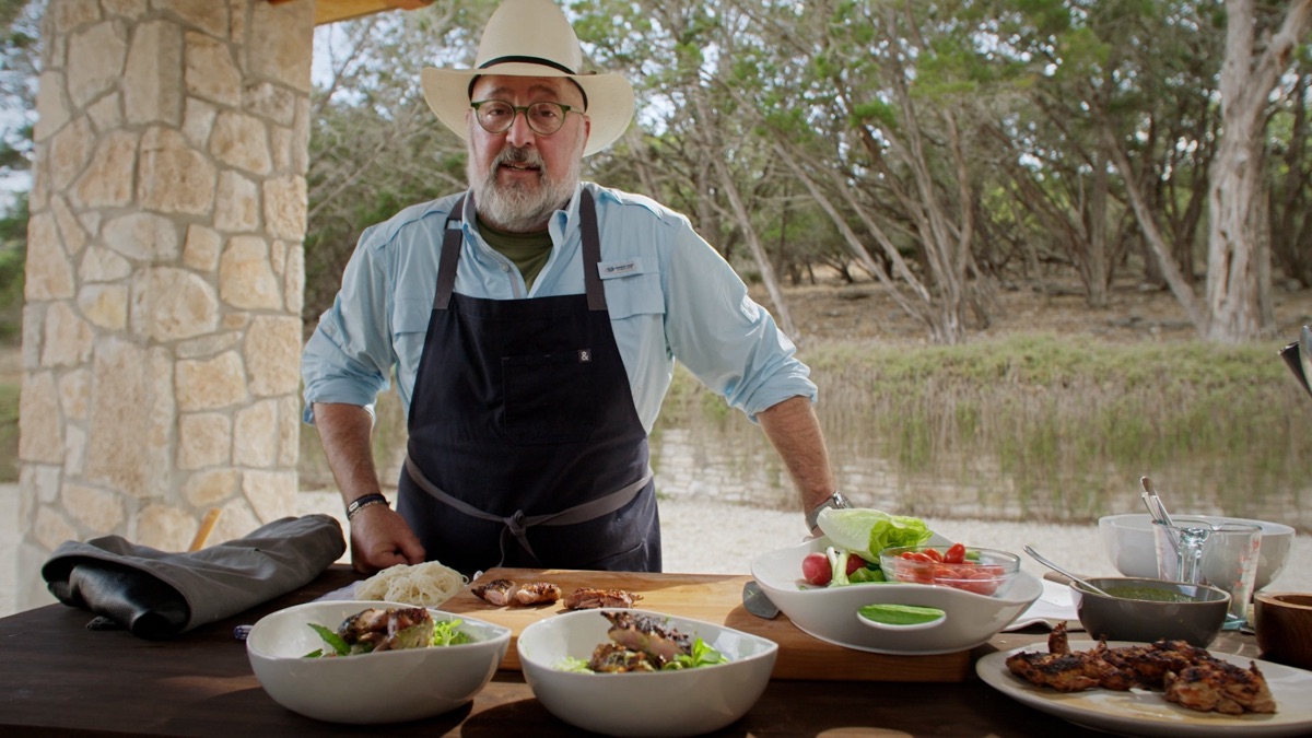 Grilled Quail Noodle Salad & Braised Antelope Stew - Andrew Zimmern's ...