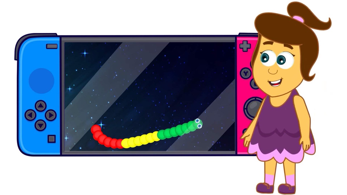 Slither Snake Eating Game and Colors - Learn With Annie & Ben (Season 1 ...