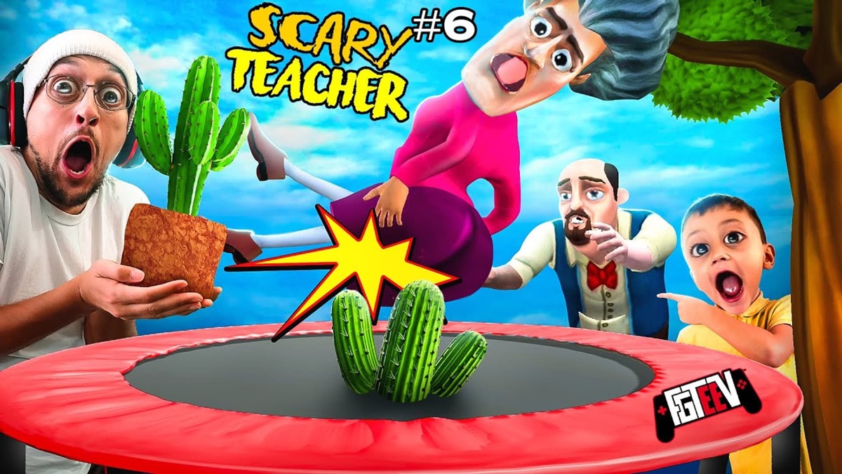‎Scary Teacher and Fat Gas - FGTeeV's Derpy Bacon & mEGGz (Series 9 ...