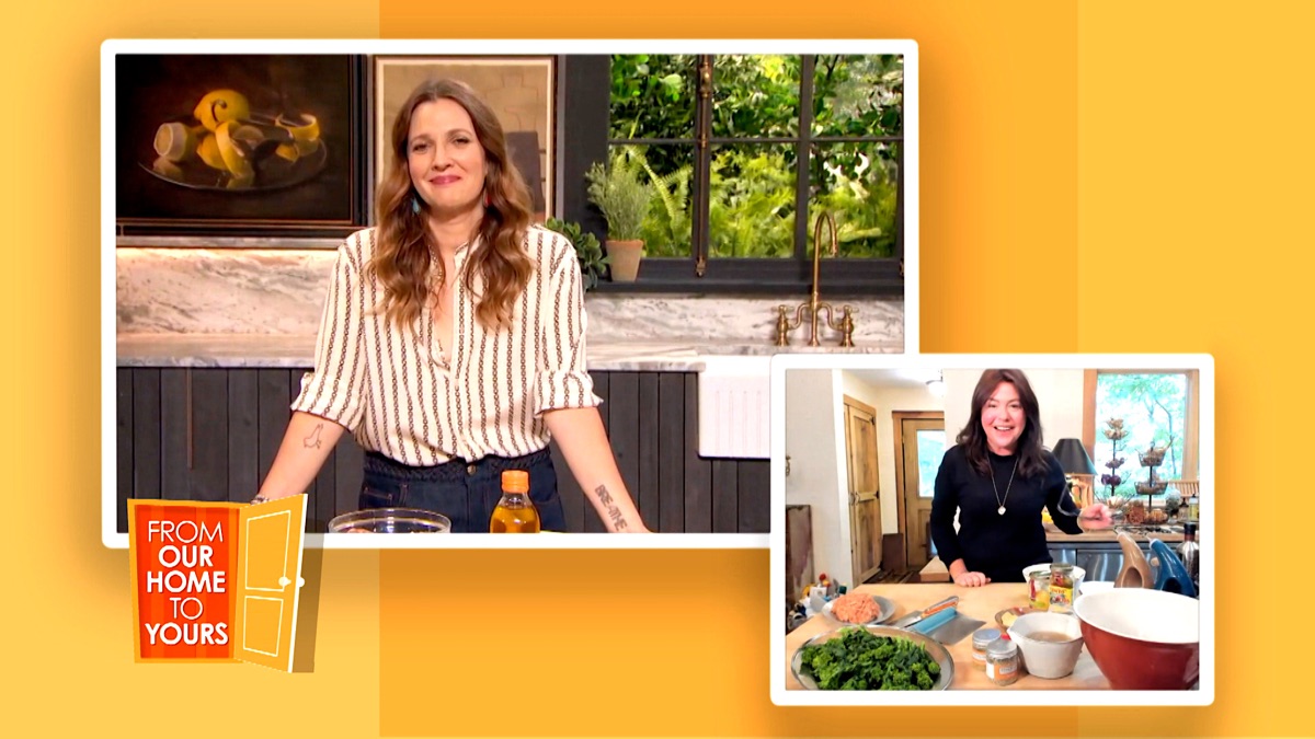 Drew Barrymore Joins Rachael for a Pasta Cook-a-Long From the Set of ...