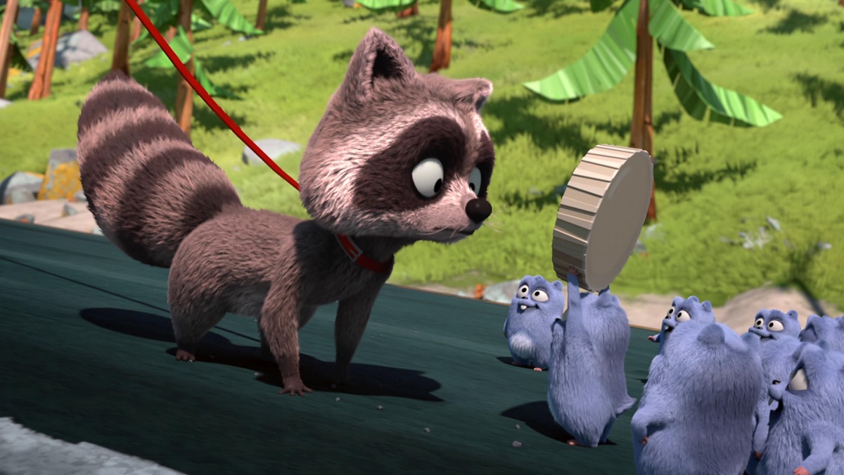 ‎Sniffer Sniffler Raccoon - Grizzy and The Lemmings (Series 1, Episode ...