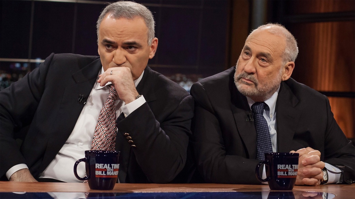 Joseph Stiglitz; Garry Kasparov; D.L. Hughley; Jane Harman; Dan Senor ...