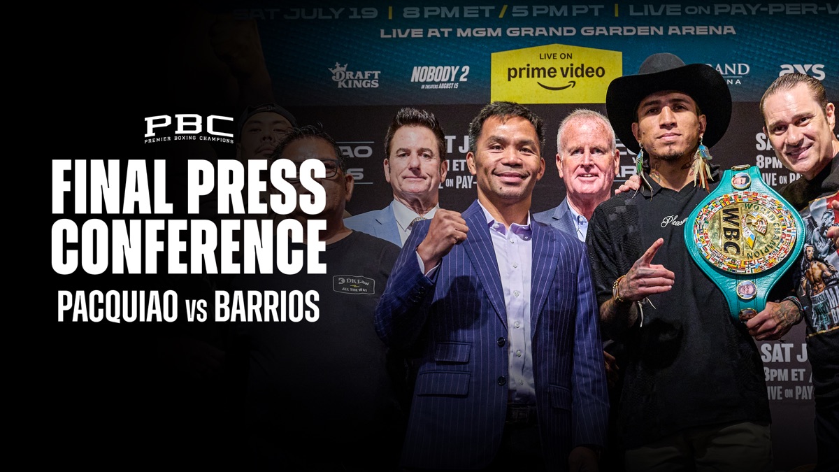 ‎Manny Pacquiao vs. Mario Barrios Final Press Conference - PBC Event ...