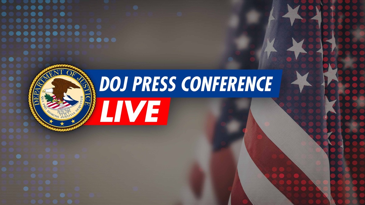 ‎Doj Press Conference Live - Apple TV