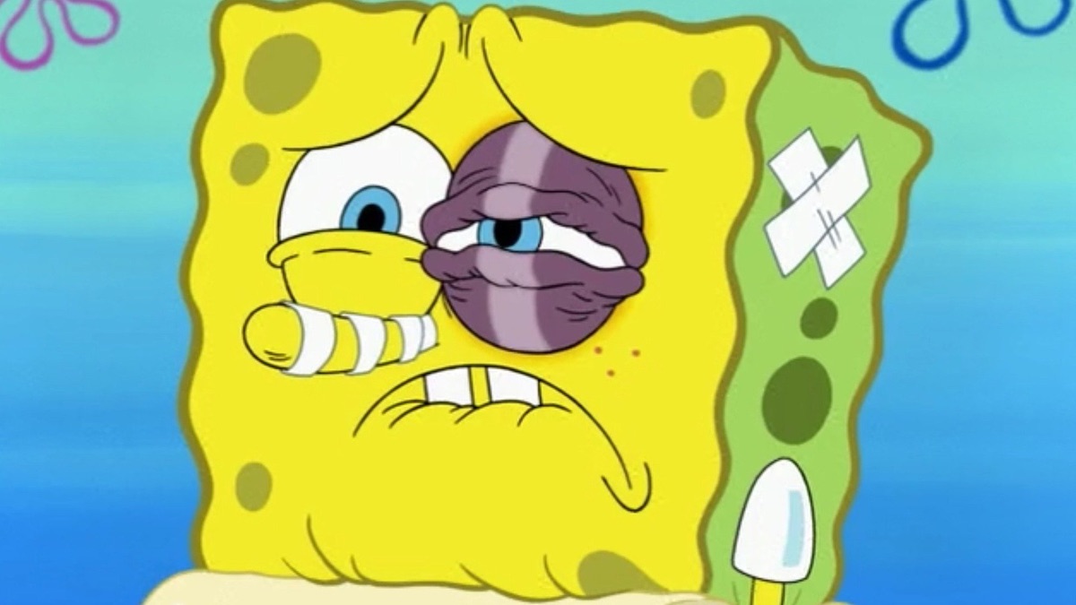 Stuck In The Wringer Spongebob