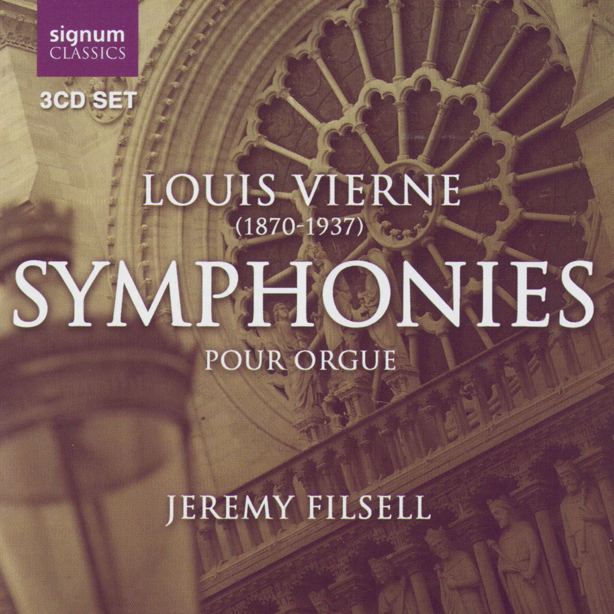 Louis Vierne: Symphonies pour Orgue》- Jeremy Filsell的专辑 - Apple Music
