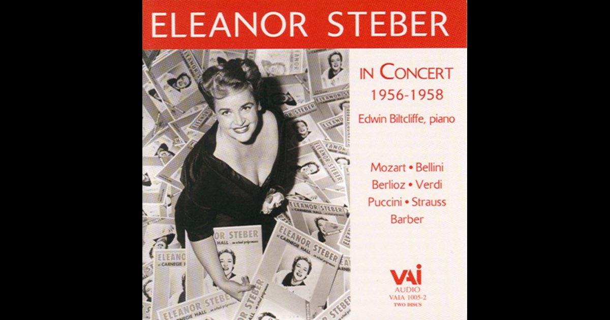 ‎Eleanor Steber in Concert 1956-1958 (Historic Live Recording) - Album ...