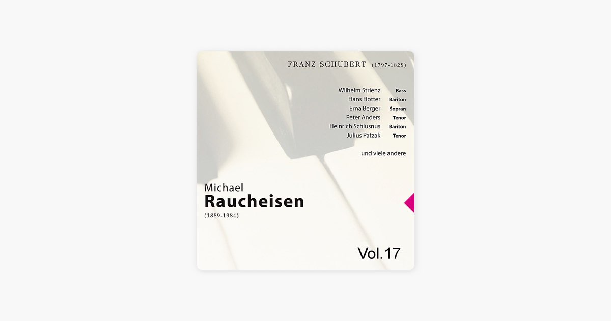 ‎Das Deutsche Lied: Ave Maria – Titel von Michael Raucheisen & Erna ...