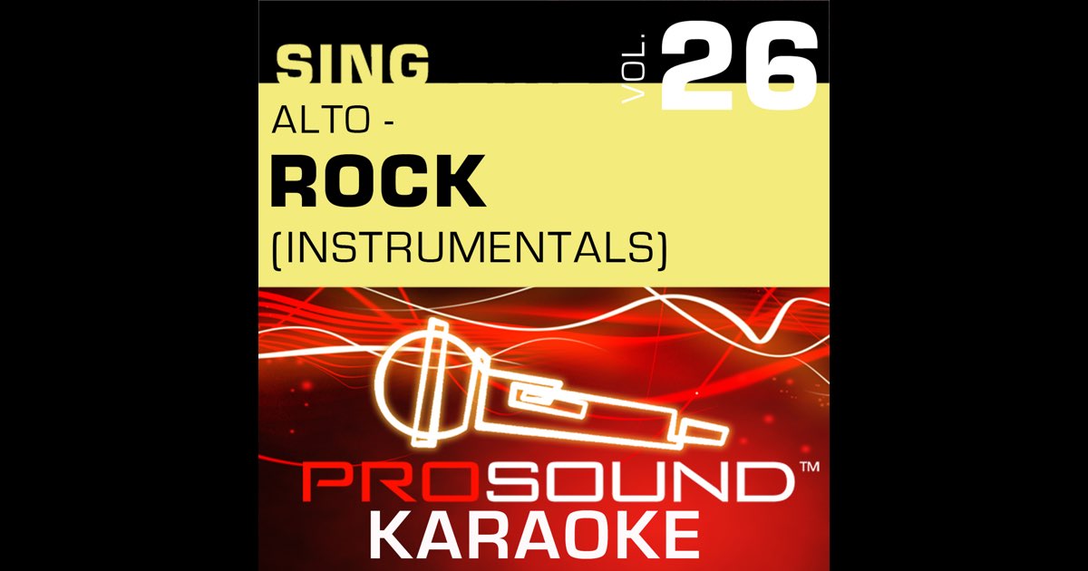 ‎Sing Alto - Rock, Vol. 26 (Karaoke Performance Tracks) – Album par ...