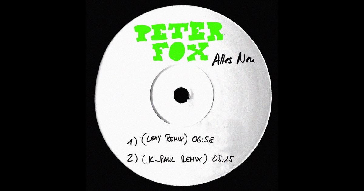 Alles neu (Remix) - Single” álbum de Peter Fox en Apple Music