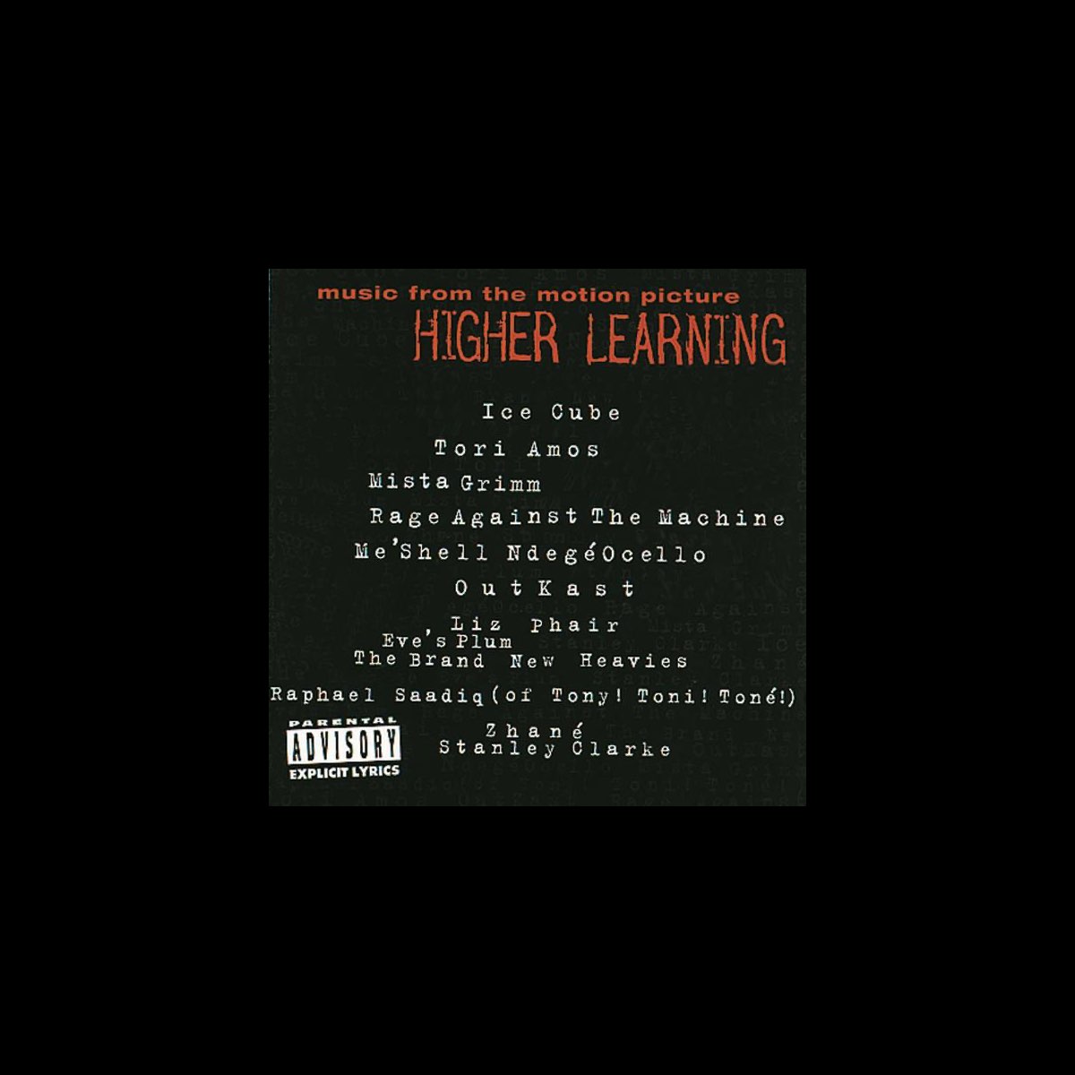 ‎Higher Learning (Music from the Motion Picture) - Album by Various ...