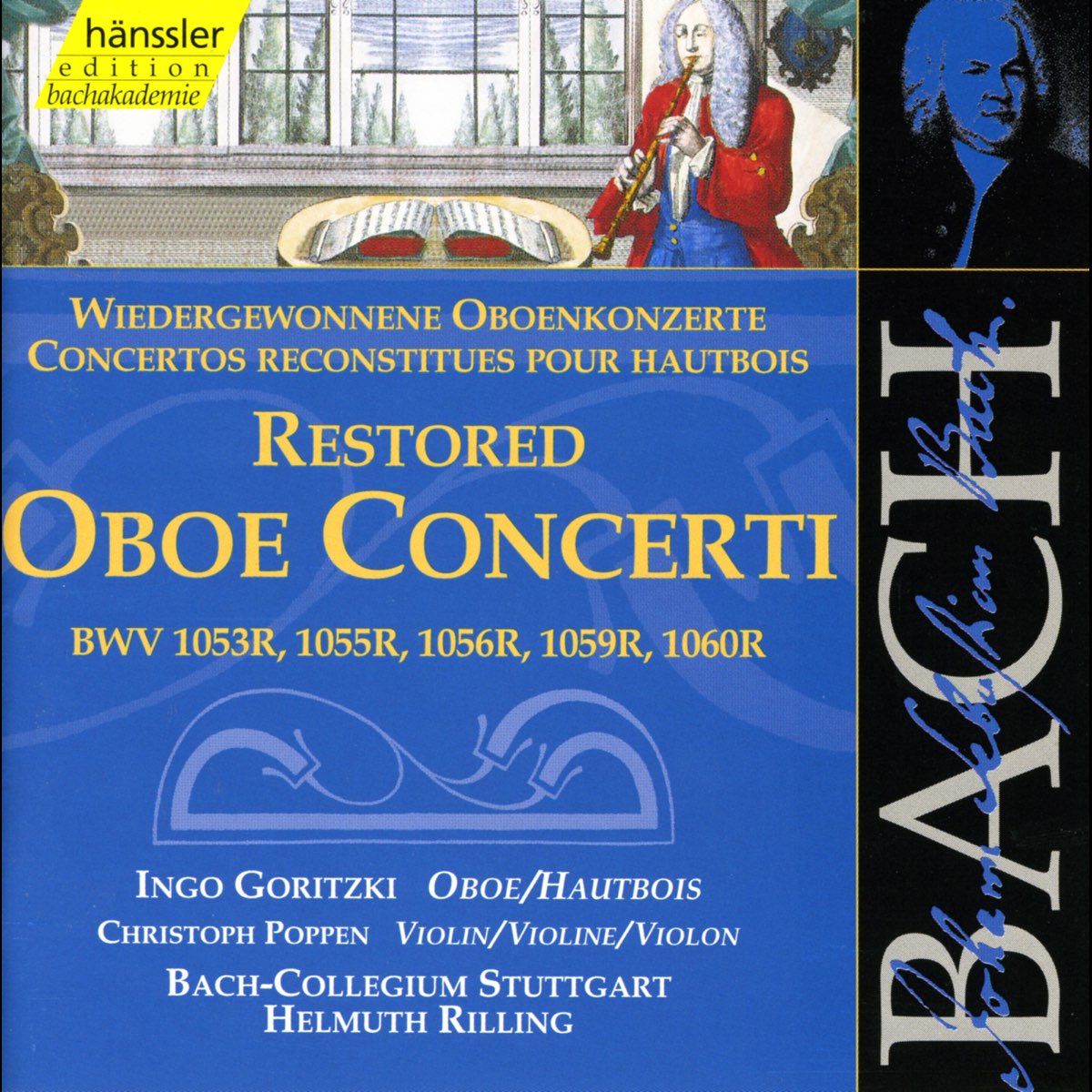 ‎Bach, J.S.: Restored Oboe Concertos by Ingo Goritzki, Helmuth Rilling ...