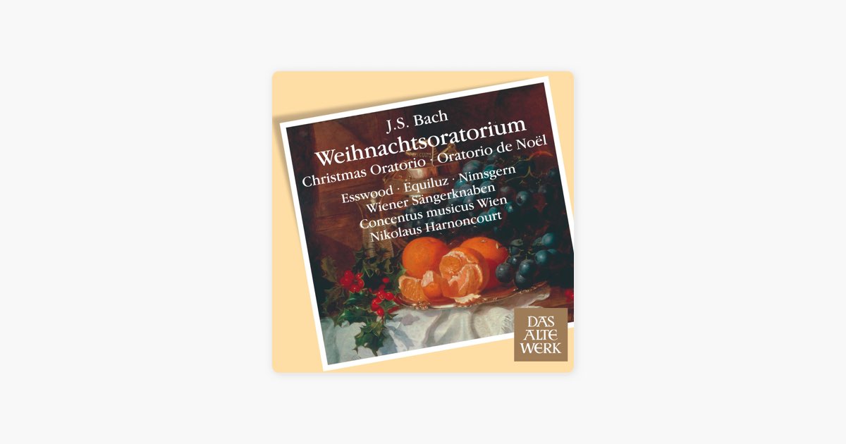 ‎Weihnachtsoratorium [Christmas Oratorio] BWV 248 : Part 1 "Wie soll ...